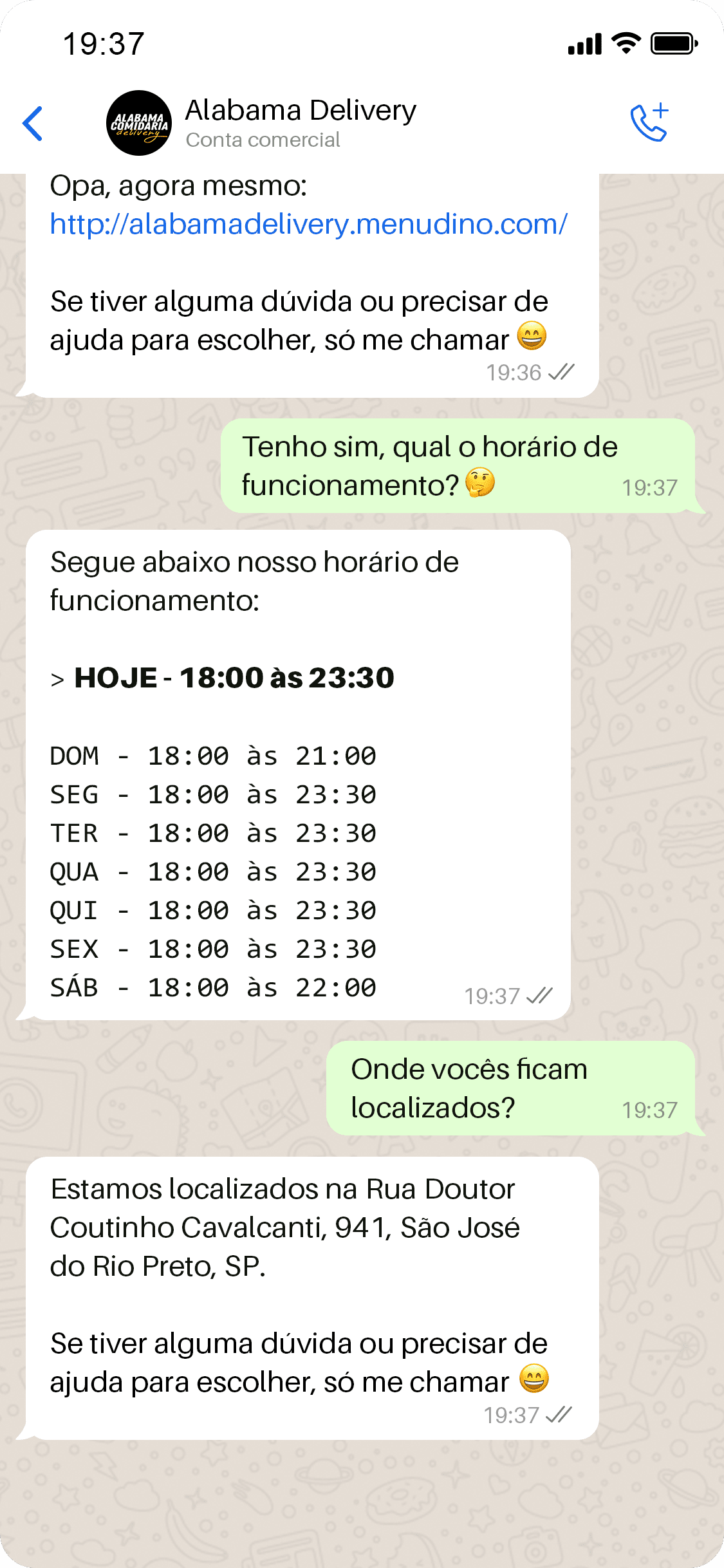 Consumer lança BOT do WhatsApp para Restaurantes